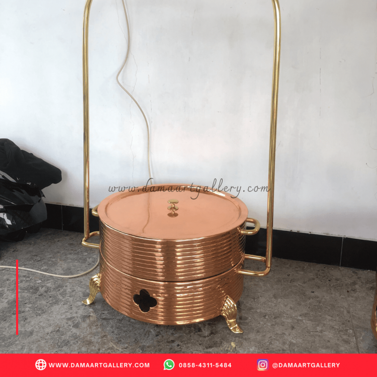Chafing dish Tembaga model Terbaru | Dama Art Gallery | Kerajinan ...